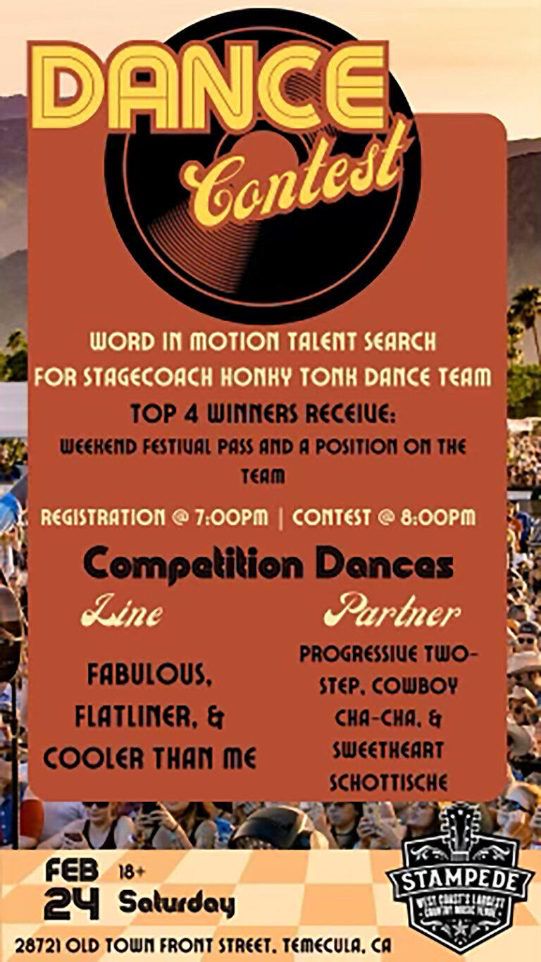 2024 Talent Search Dance Contest, Full California Round-Up! » Country ...